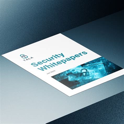 Whitepaper Template For Cybersecurity Company Other Design Contest