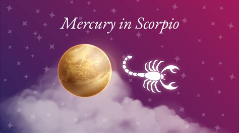 Mercury In Scorpio Meaning Personality Traits And Significance