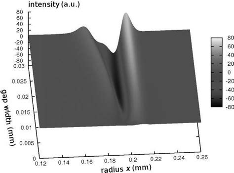 Surface Plot Showing The Results Of The Numerical Forward Simulations