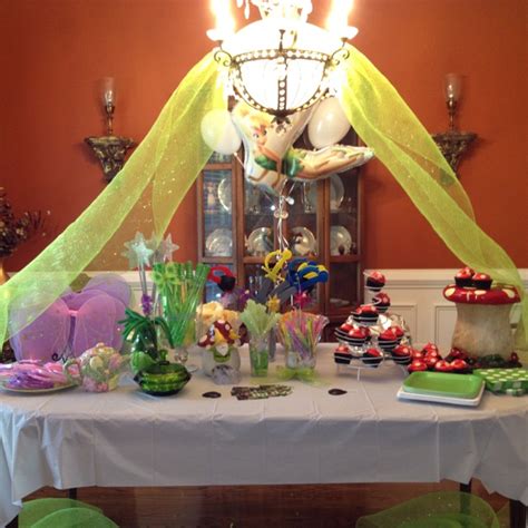 Tinkerbell Birthday Party Decorations Fairy Birthday Party Princess Birthday Party