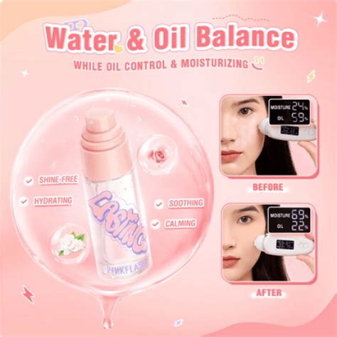 Pinkflash Oil Control And Moisturizing Setting Spray Matte Long Lasting