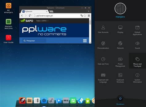 Manjaro Deepin Um Distro Mais Bonita Que O Windows Pplware