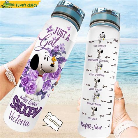 Snoopy Splash A Playful Design For A Water Tracker Bottle Discover