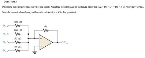 Solved Determine The Output Voltage In V Of The