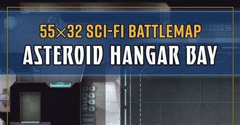 Sci Fi Battlemap Asteroid Hangar Bay RPG Item RPGGeek