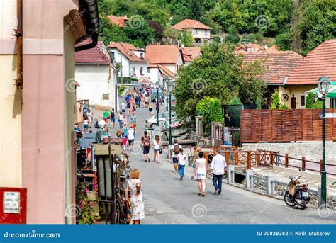 Karlstejn，捷克 2016年9月03日：主要村庄str 图库摄影片 图片 包括有 布拉格 欧洲 90828382