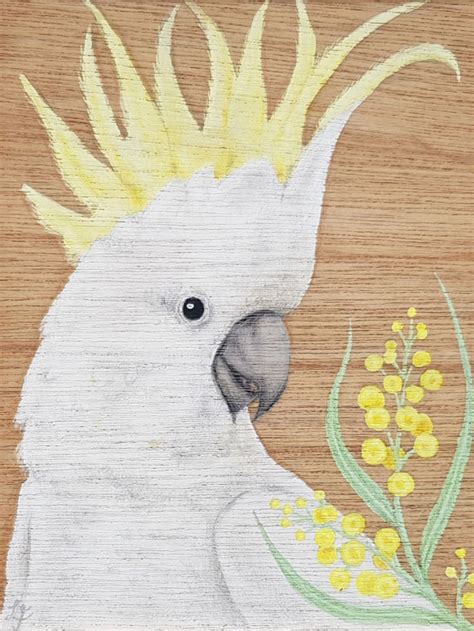 Yellow Tailed Cockatoo Original Artwork