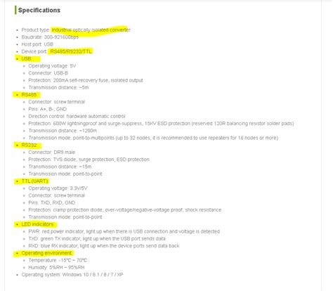 USB To RS232 RS485 TTL Industrial Isolated Converter Adapter Module FastShipping Electronic