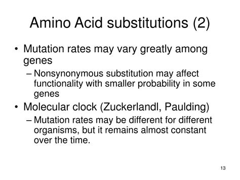 Ppt Cap5510 Bioinformatics Substitution Patterns Powerpoint