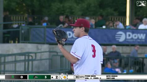 Jared Karros Fans His First High A Batter 08312023