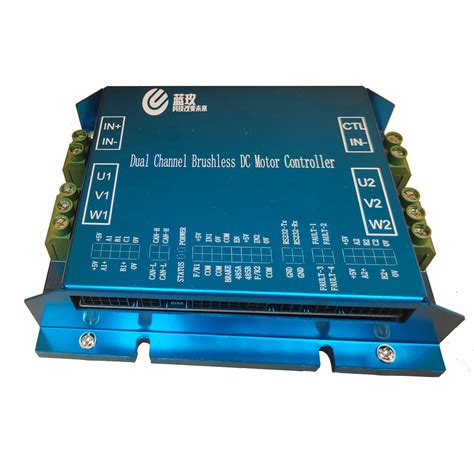 Brushless DC Driver V V A W W W Dual Channel Motor Controller China Brushless