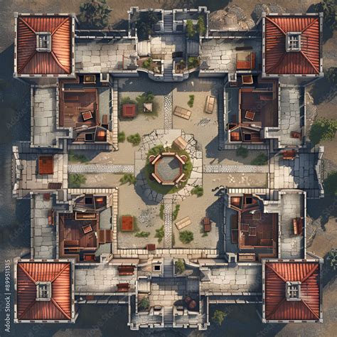 Ancient Rome Battle Map For Rpg Map For Dungeons And Dragonsdnd Map
