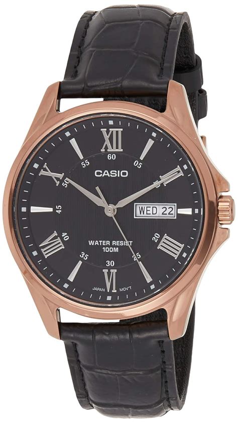 Buy Casio Enticer Men Analog Black Dial Men S Watch MTP L A VDF A At Amazon In