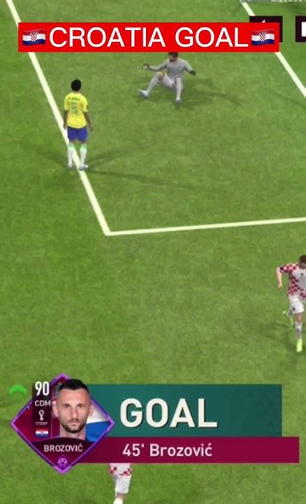 Croatia🇭🇷 Vs Brazil🇧🇷 Quarterfinals Highlights Fifa Mobile Youtube