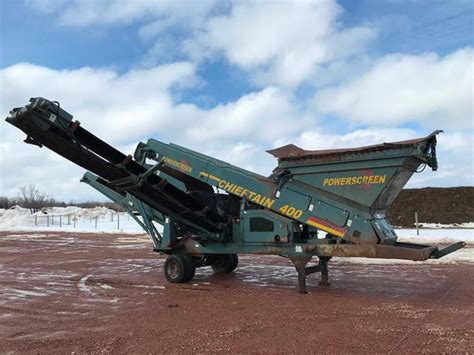 Powerscreen Chieftain 400 Lot 981 Annual Spring Equipment Auction