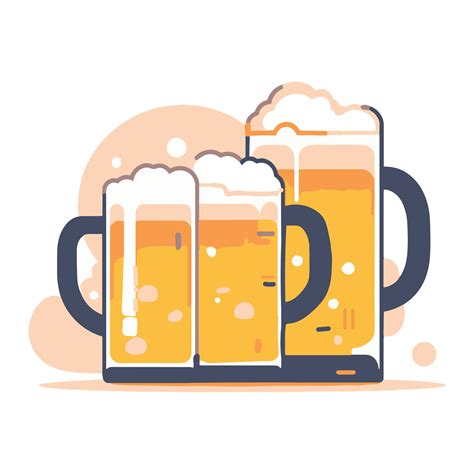 Hand Drawn Beer Glass In Flat Style 25663316 Vector Art At Vecteezy