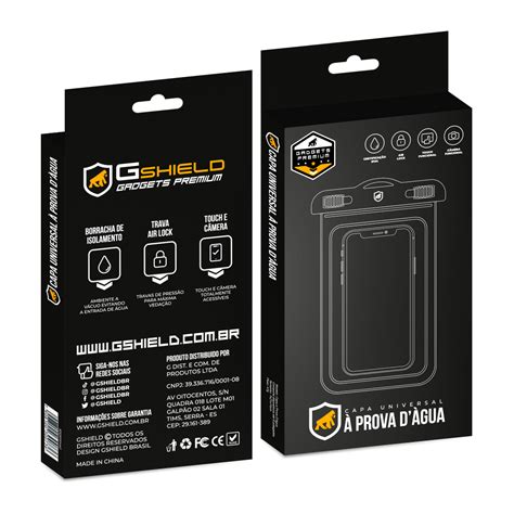 Capa Bolsa Prova Dágua Universal Até 6 Polegadas Gorila Shield Atacado Gorila Shield