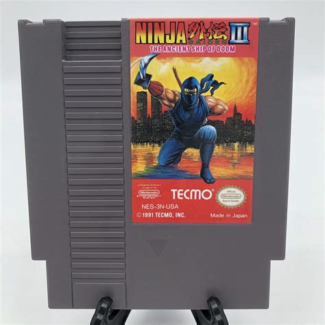 Ninja Gaiden Iii 3 The Ancient Ship Of Doom Nintendo 1991 Nes Cartridge