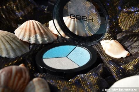 Для тех кому хочется на море. Тени Gosh Trio Eye Shadow TR18 Golden Sea ...