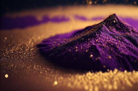 Premium Ai Image Shimmering Glitter Particle Wallpaper Add Glamour To