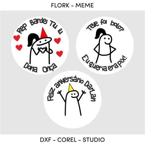 158 Flork Para Bento Cake Arquivo De Corte Produtos Elo7