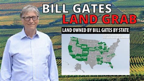 Fabricación Disfraz Cristiandad Bill Gates Farmland Map No Usado
