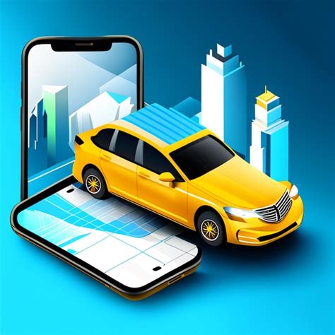 Premium Ai Image Car Sharing Or Ridesharing Or Taxi Sharing Mobile