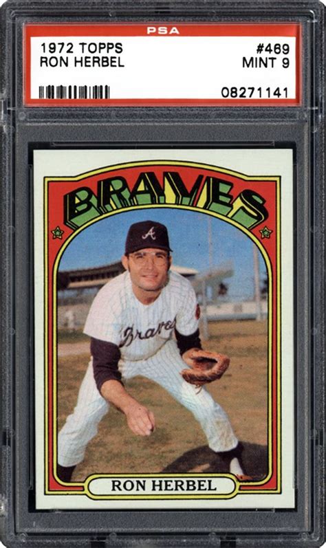 1972 Topps Ron Herbel Psa Cardfacts®