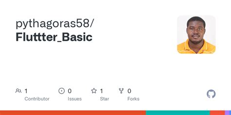 Github Pythagoras58fluttterbasic