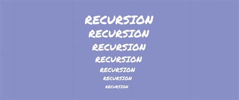 Quick Start To Recursion Identify Use Case In Simple Words DEV