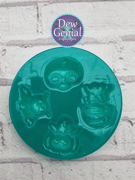 Molde De Silicona Hallowen Murcielago Calabaza Fantasma X4 DG 1206
