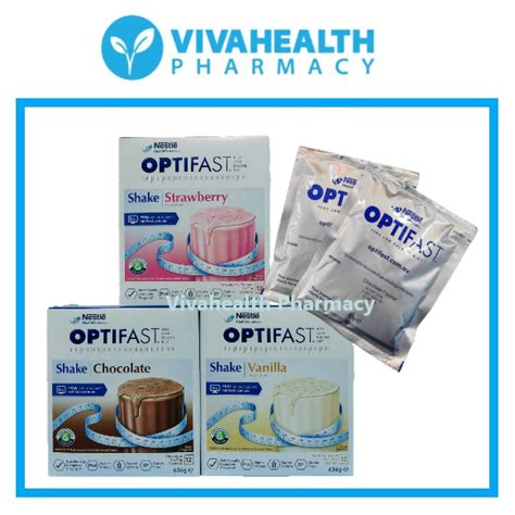 Optifast Shakes 53gsachets Mixed Flavours Halal Shopee Singapore