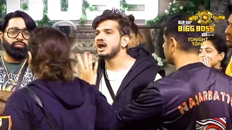 Bigg Boss 17 Day 4 Munawar Faruqui Firoza Khan Lock Horns Jigna