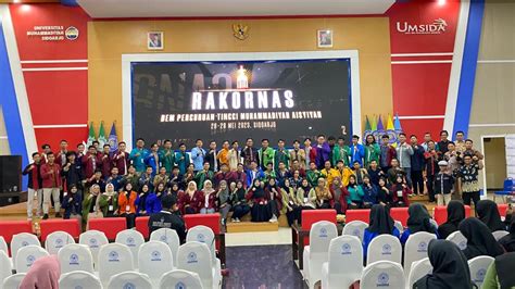 Rakornas Di Umsida Evaluasi Kepengurusan Pusat Bem Ptma Indonesia