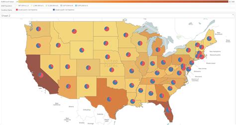 Tableau Map Pie Chart