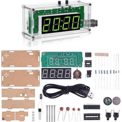 Comprar Módulo Kit Diy Para Montar Relógio Digital Despertador Case