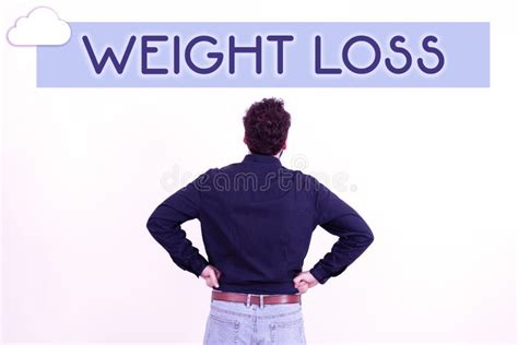Inspiration Showing Sign Weight Loss Concept Meaning Decrease In Body