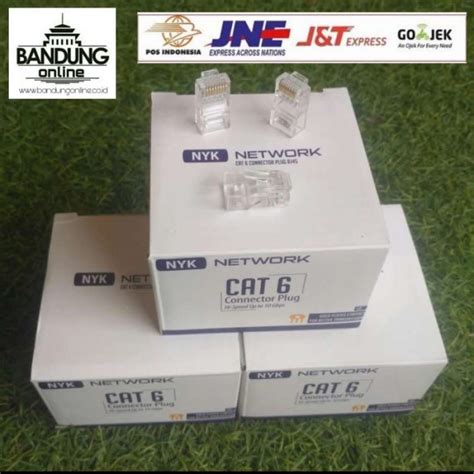 Jual Konektor Lan Rj45 Rg45 Cat6 Cat 6 1box 50pcs Di Seller Sweet Shop Cengkareng Timur