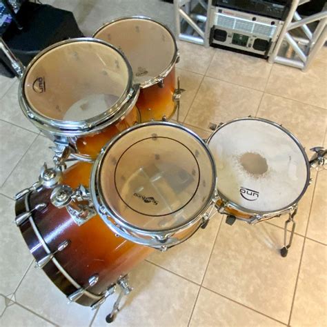 bateria basix custom birch usada cmk