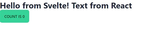 How To Using Svelte In A React App