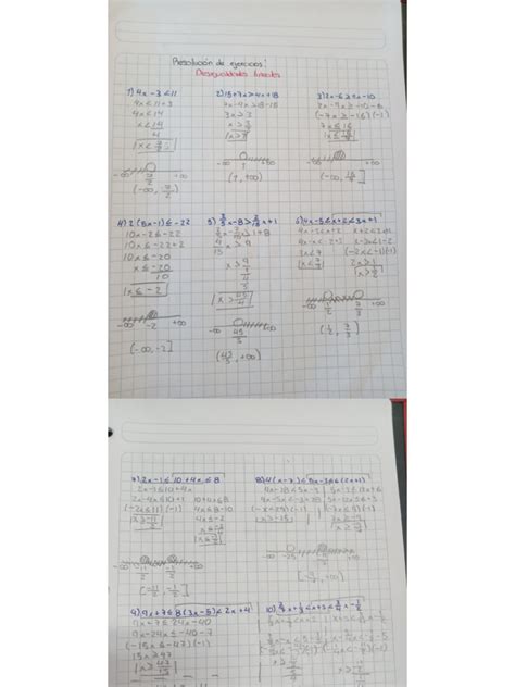 Desigualdades Lineales Pdf