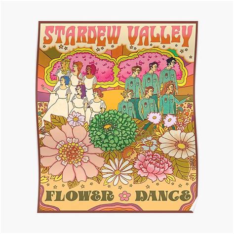 Stardew Valley Flower Dance Poster Poster For Sale By Ayasnades