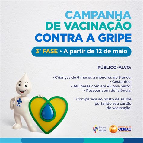 3ª Fase Da Campanha De Vacinação Contra A Gripe Começa Nesta Terça 12