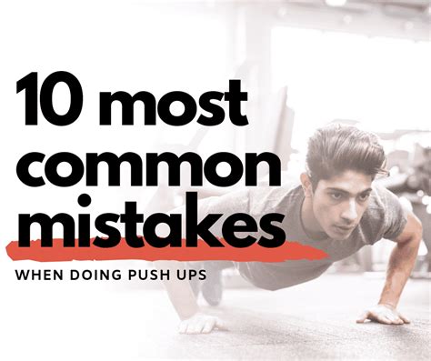 10 Most Common Mistakes When Doing Push Ups Thumper Massager Inc US Store