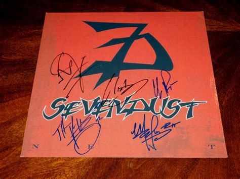 Sevendust Band Signed Next 12x12 Album Cover Photo Ebay