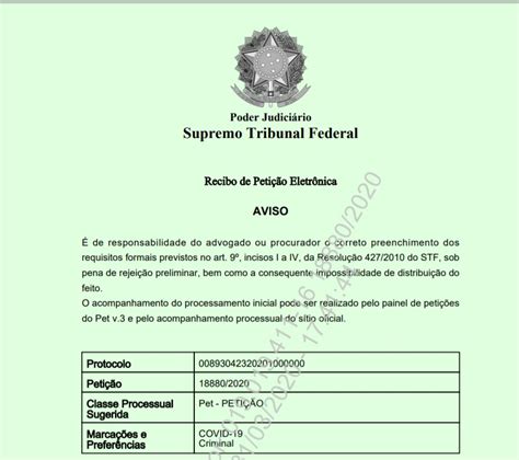 Partidos Da Oposição Entram No Stf Com Notícia Crime Contra Bolsonaro
