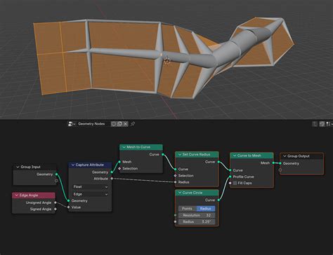 Transferring Attributes Through Mesh To Curve Node Modeling Blender Artists Community