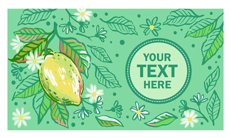 과일 잎 와 꽃 와 가지 레몬 나무 가지 레몬 나무 와 과일 와 잎 와 과일 나뭇잎 와 식물 밝게 익은 감귤류 과일의 삽화 0명에 대한 스톡 벡터 아트 및 기타 이미지