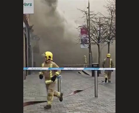 Glasgow Residents Evacuated After Firefighters Tackle A Burning Blaze