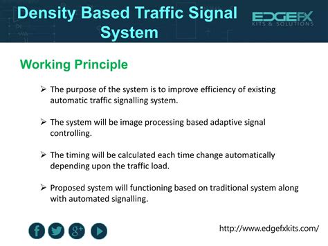 Density Based Traffic Signal System Pptx